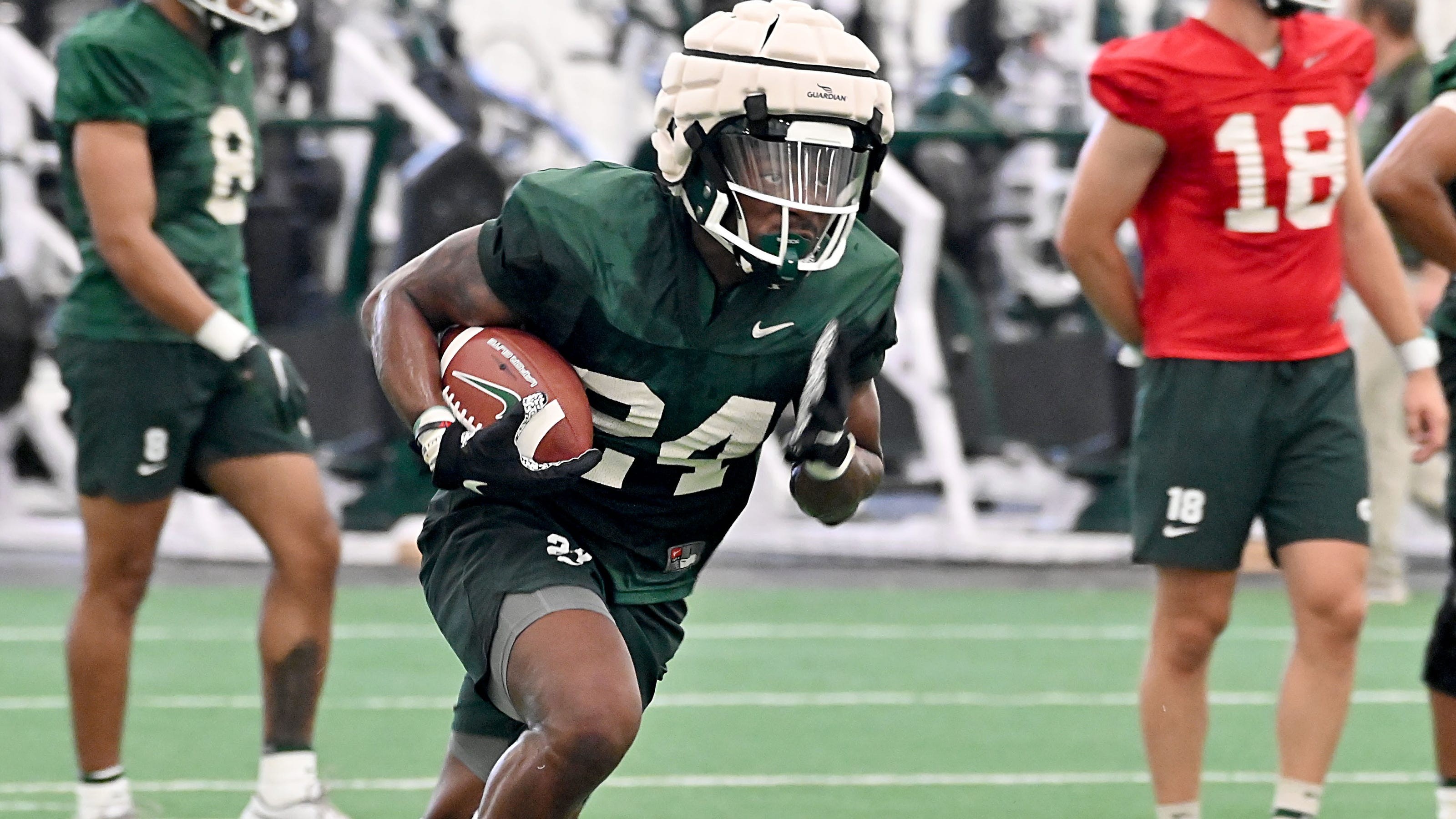 Fight or flight? Why leaving MSU was never an option for fifth-year RB ...