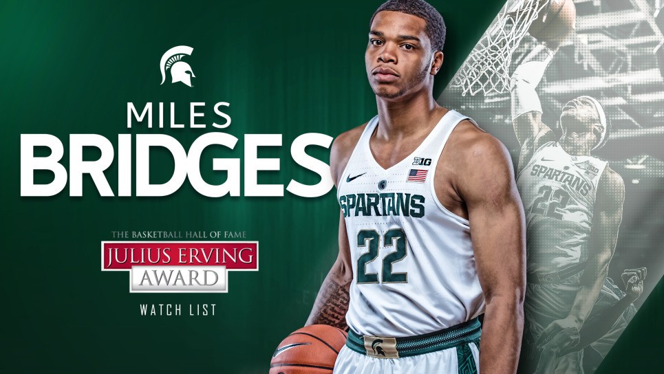 Miles Bridges Selected to Julius Erving Small Forward of the Year Watch ...