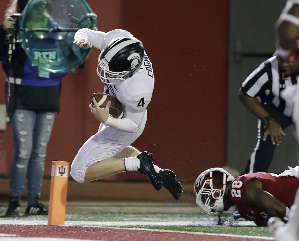 Michigan State gets tricky again and 'Rocks' fake field goal for touchdown
