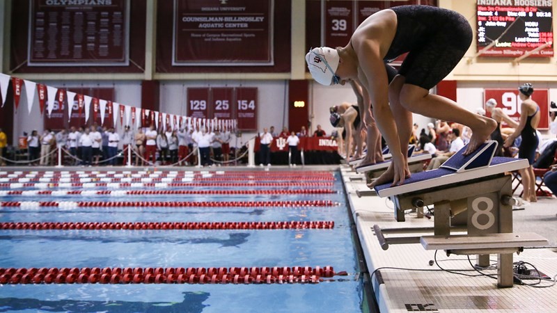 No. 3/14 Indiana Swimming & Diving Hosts No. 4/2 Michigan on Thursday