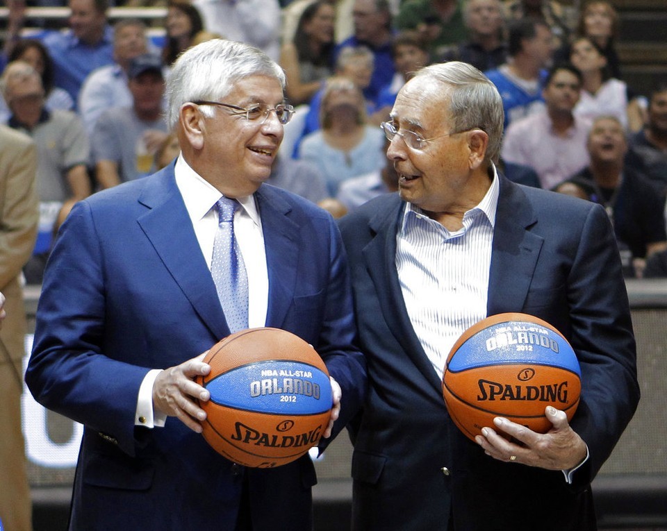 Richard DeVos, Amway founder, owner of the Magic, and father-in-law of ...