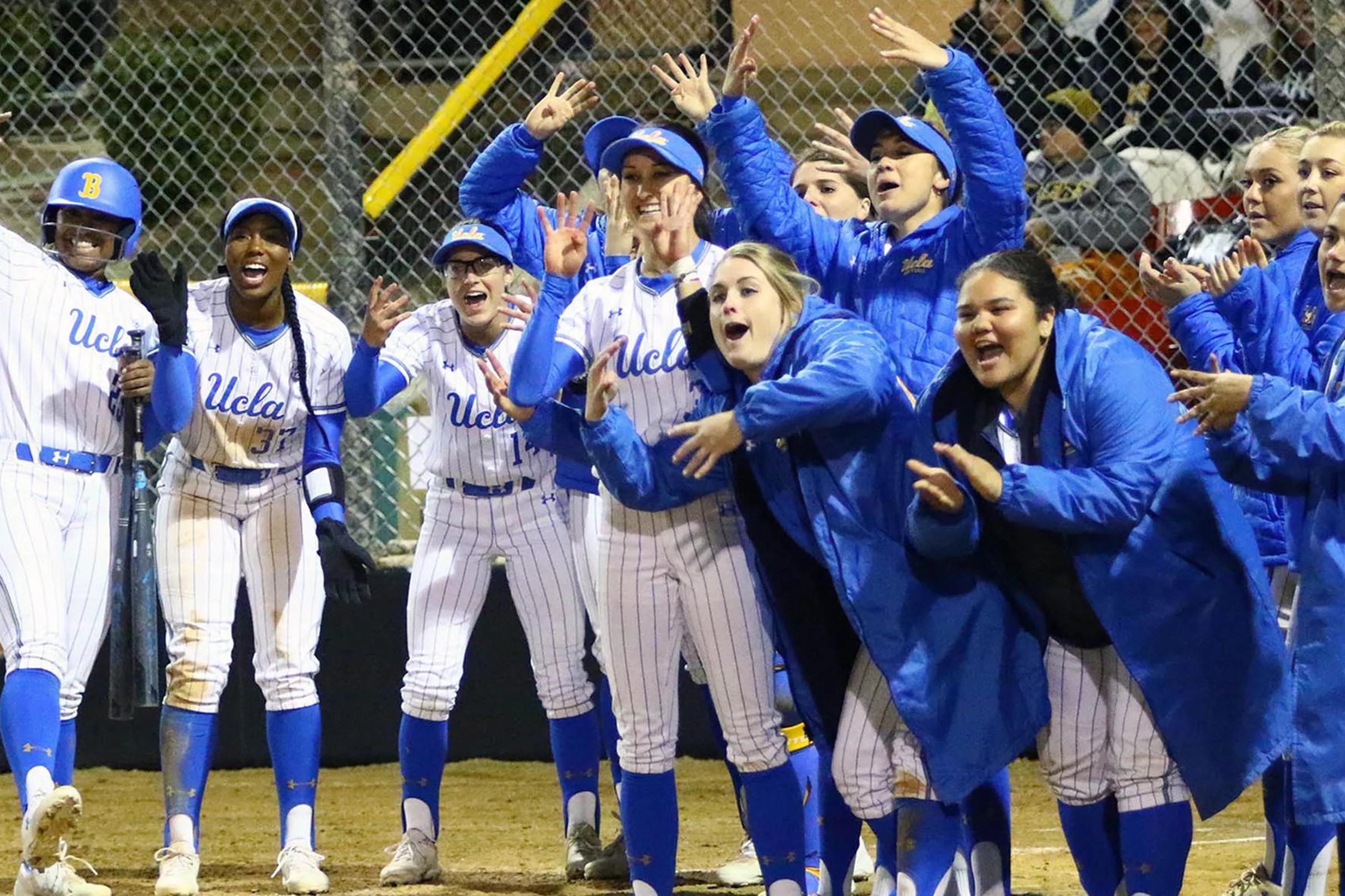 UCLA Softball Pounds the Beavers Before Rains Pound the Field
