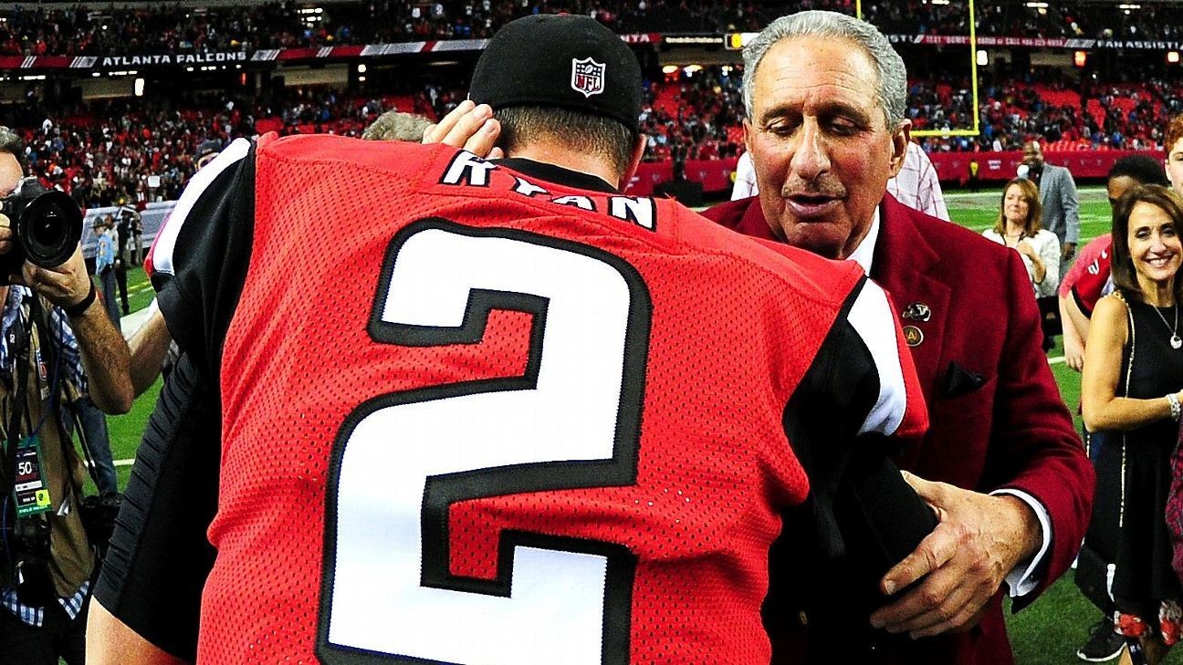 Falcons owner Arthur Blank concerned about 1-3 start
