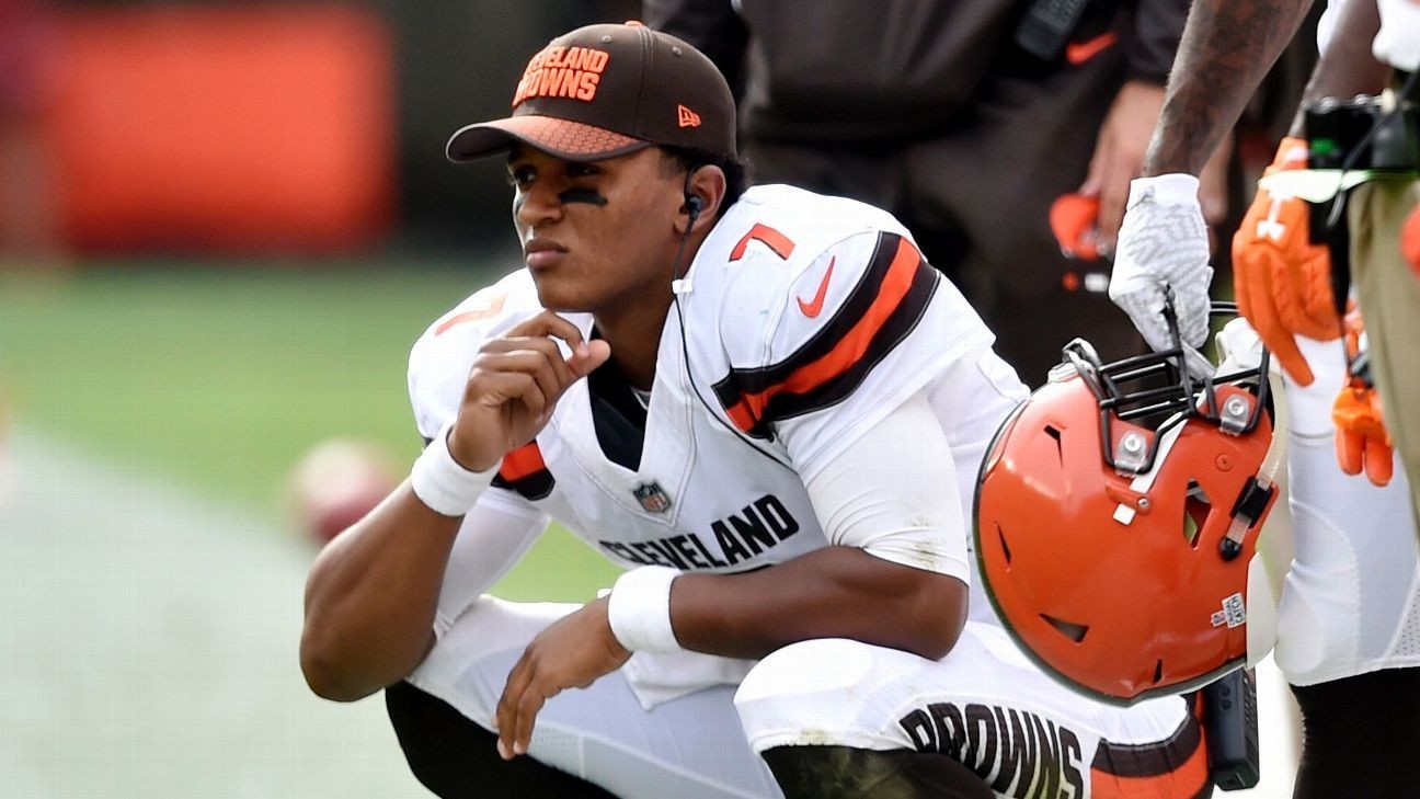 ESPN Analytics: Browns' best chance to win a game this season is Sunday