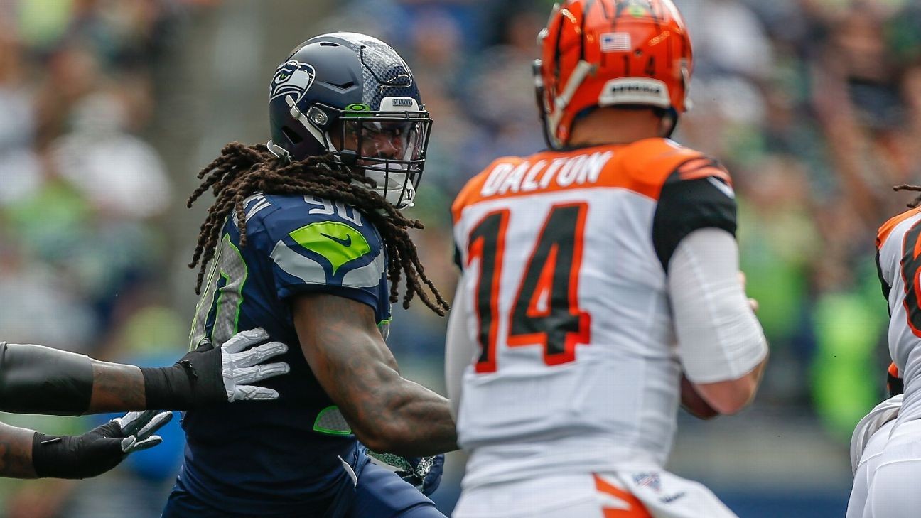 Seahawks' D-line sparks turnaround in comeback win over Bengals