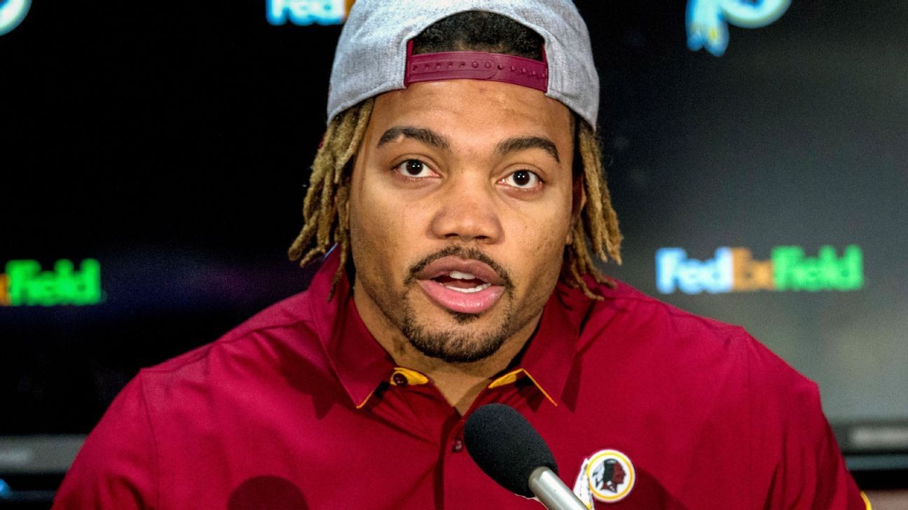 Redskins' Guice: 'Clean slate' after draft slide