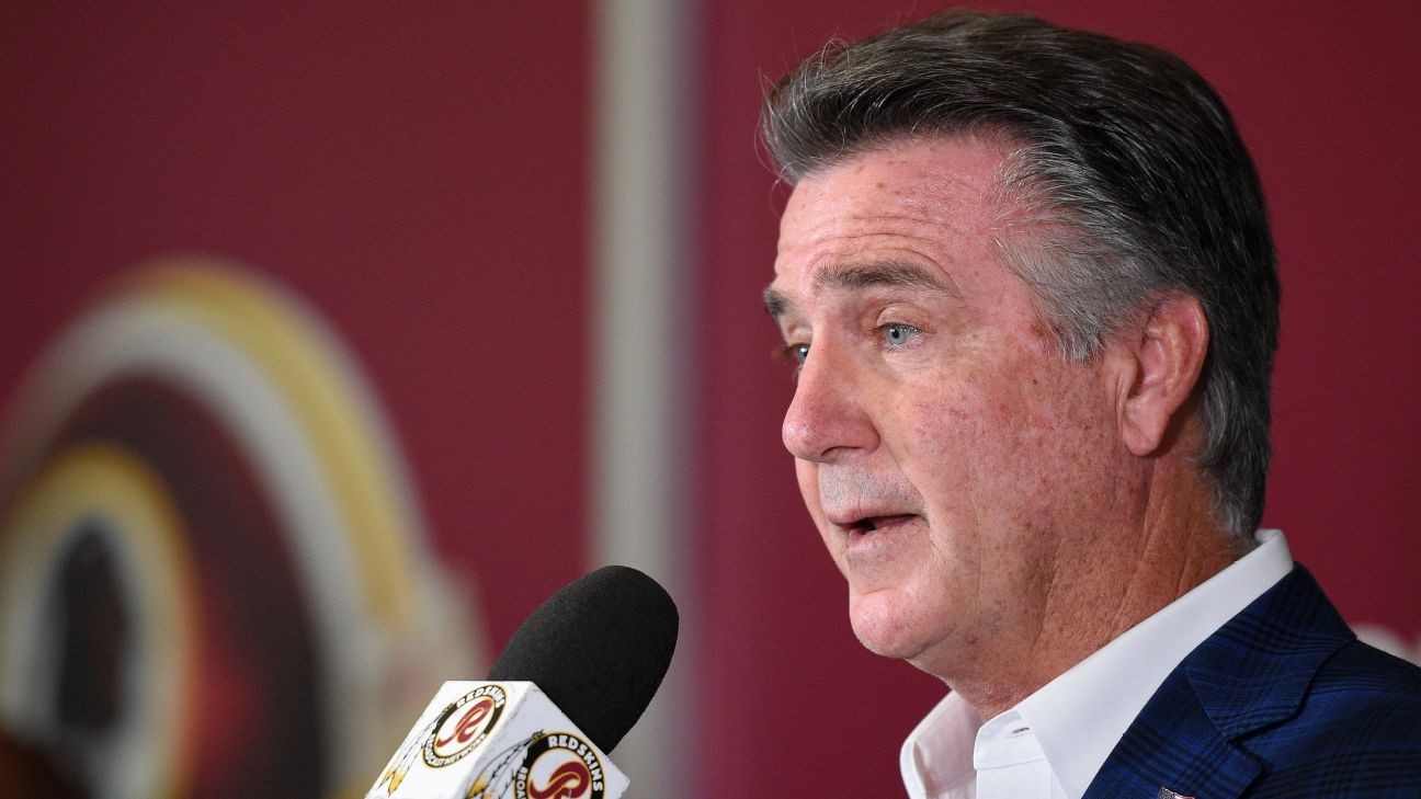 Team president Bruce Allen defends Redskins; Dwayne Haskins to stay on ...