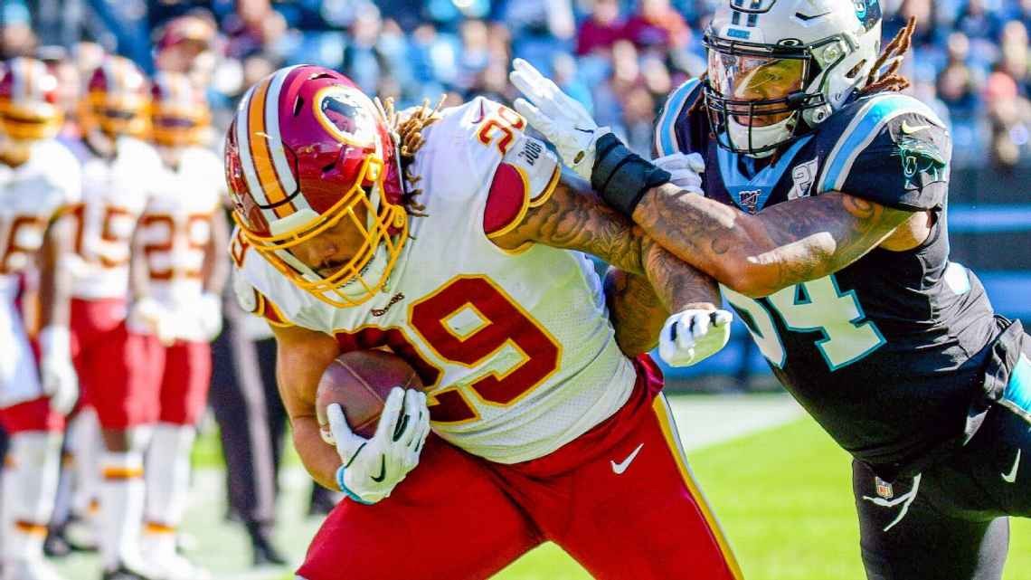 Derrius Guice, Adrian Peterson show promise in Redskins' run game