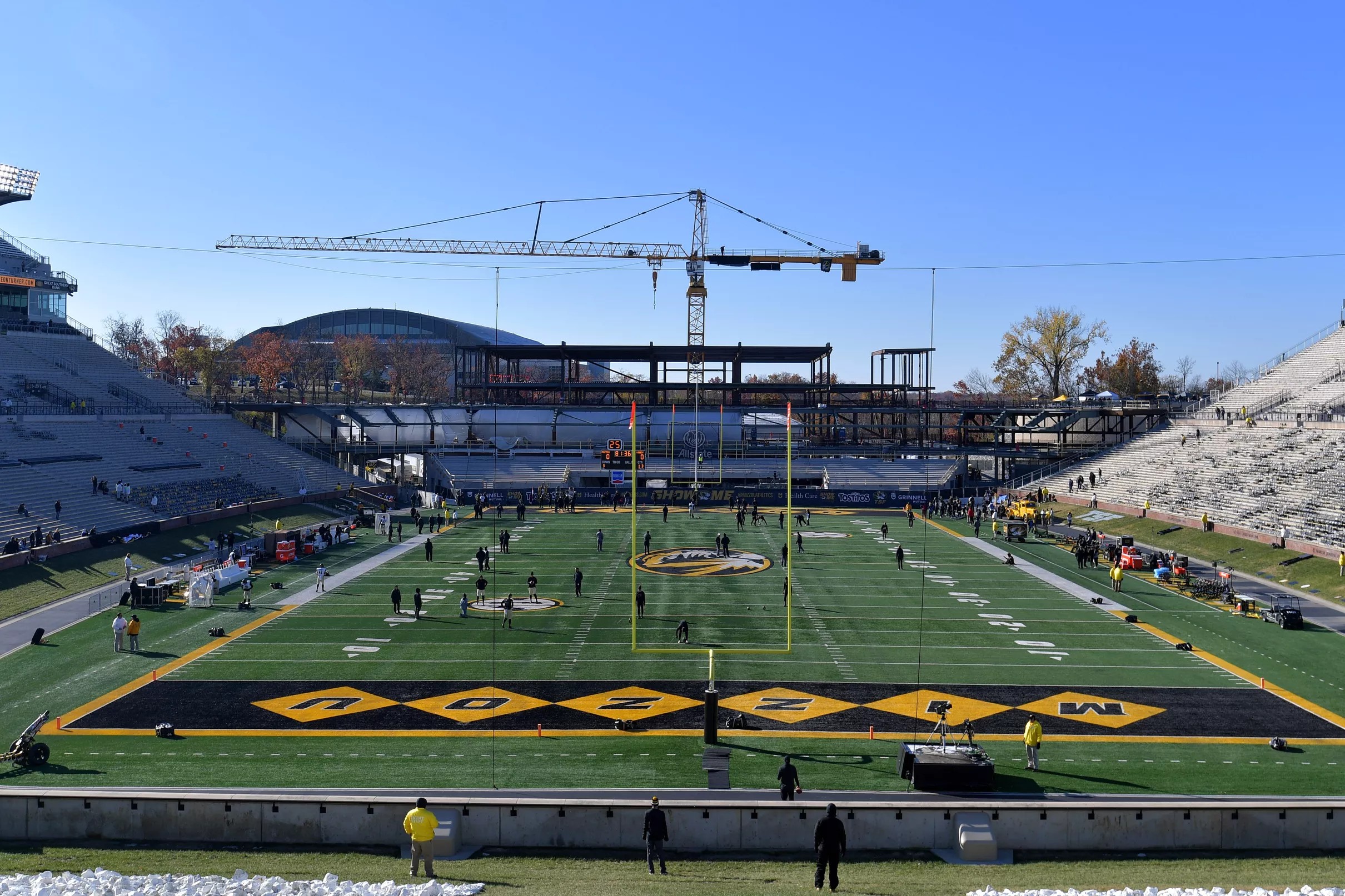 South End Zone project is wrapping up