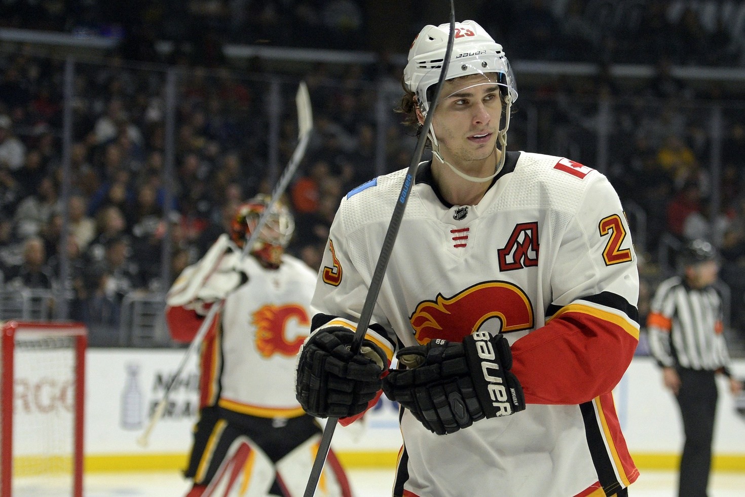 Sean Monahan earns 400th career point