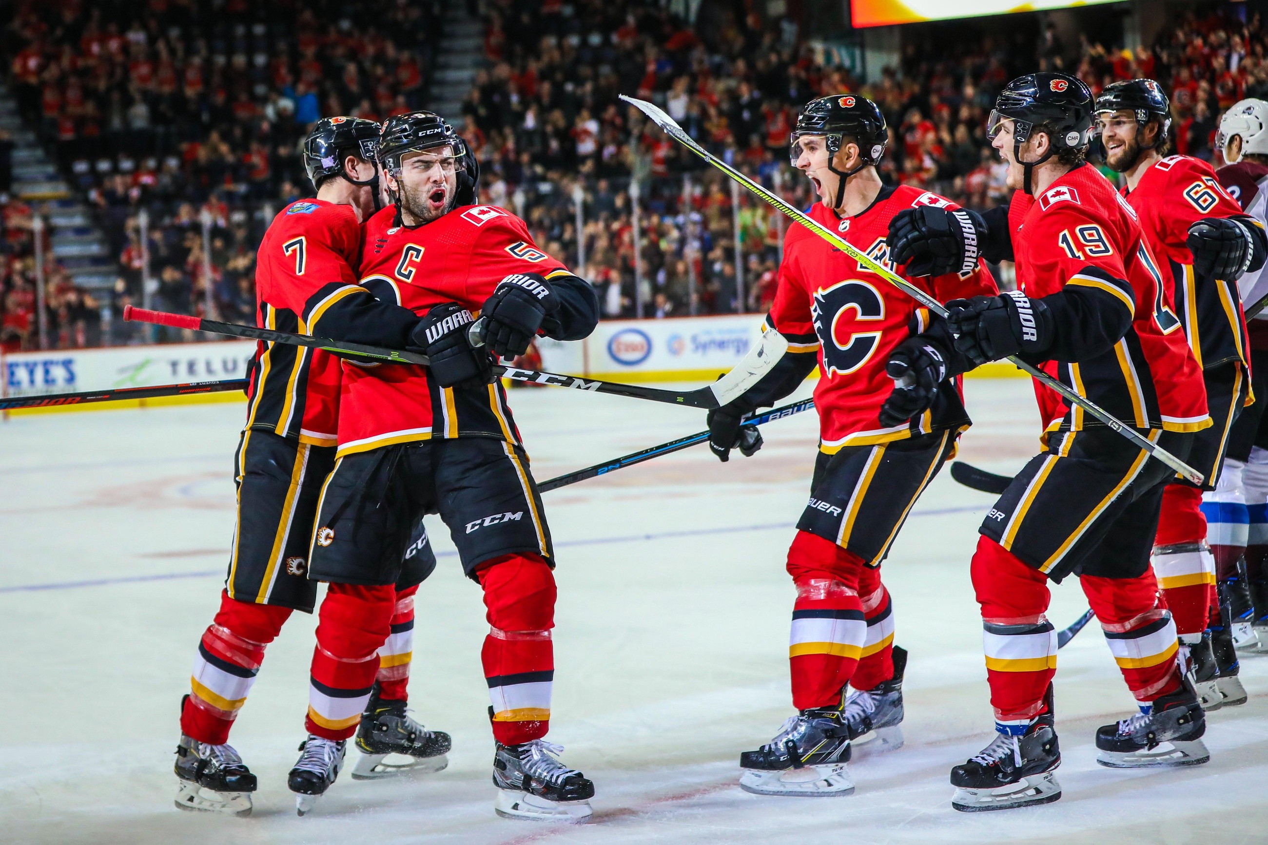 Three players survived the Flames’ brief rebuild