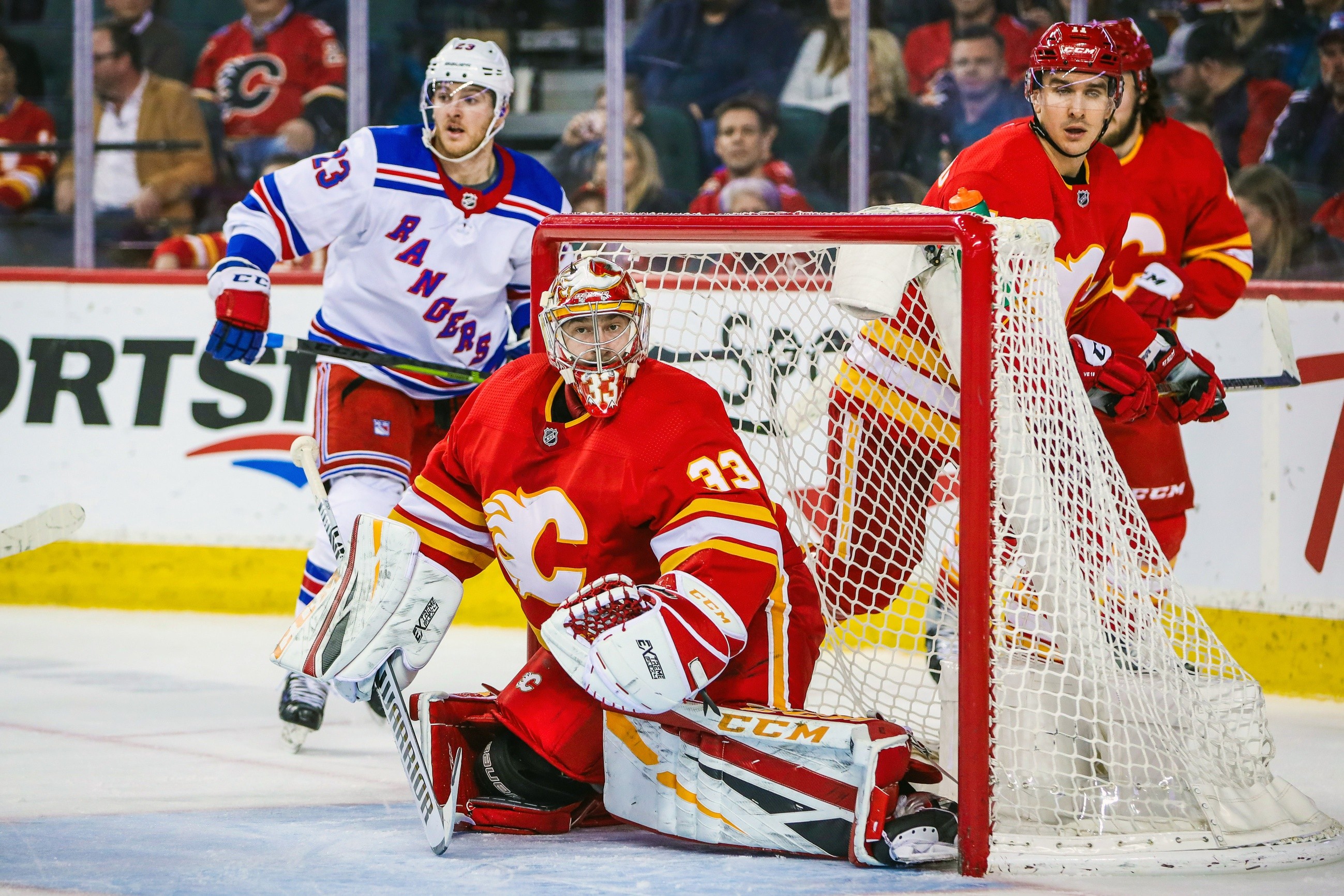 The Flames traded playoff experience for a better roster