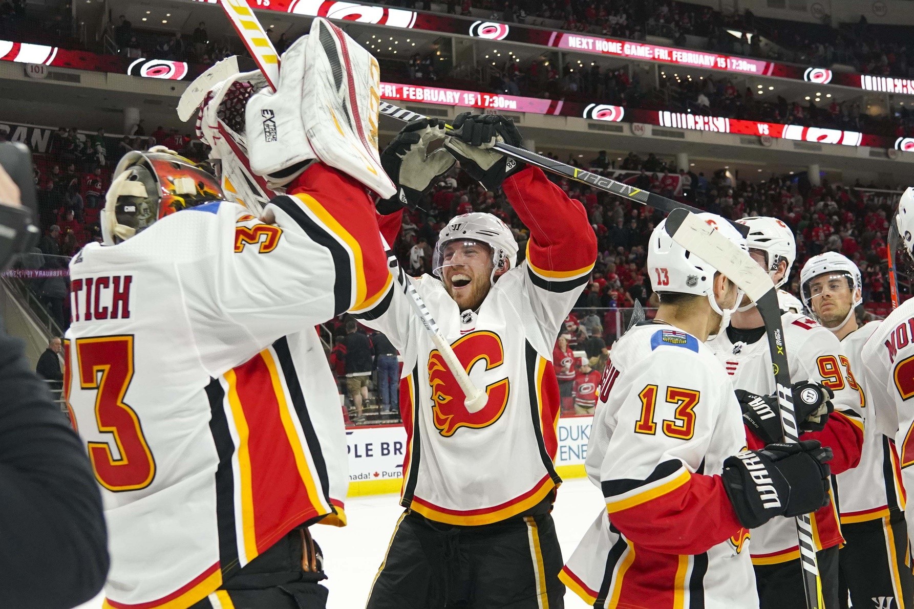 When will the Flames clinch a playoff spot?