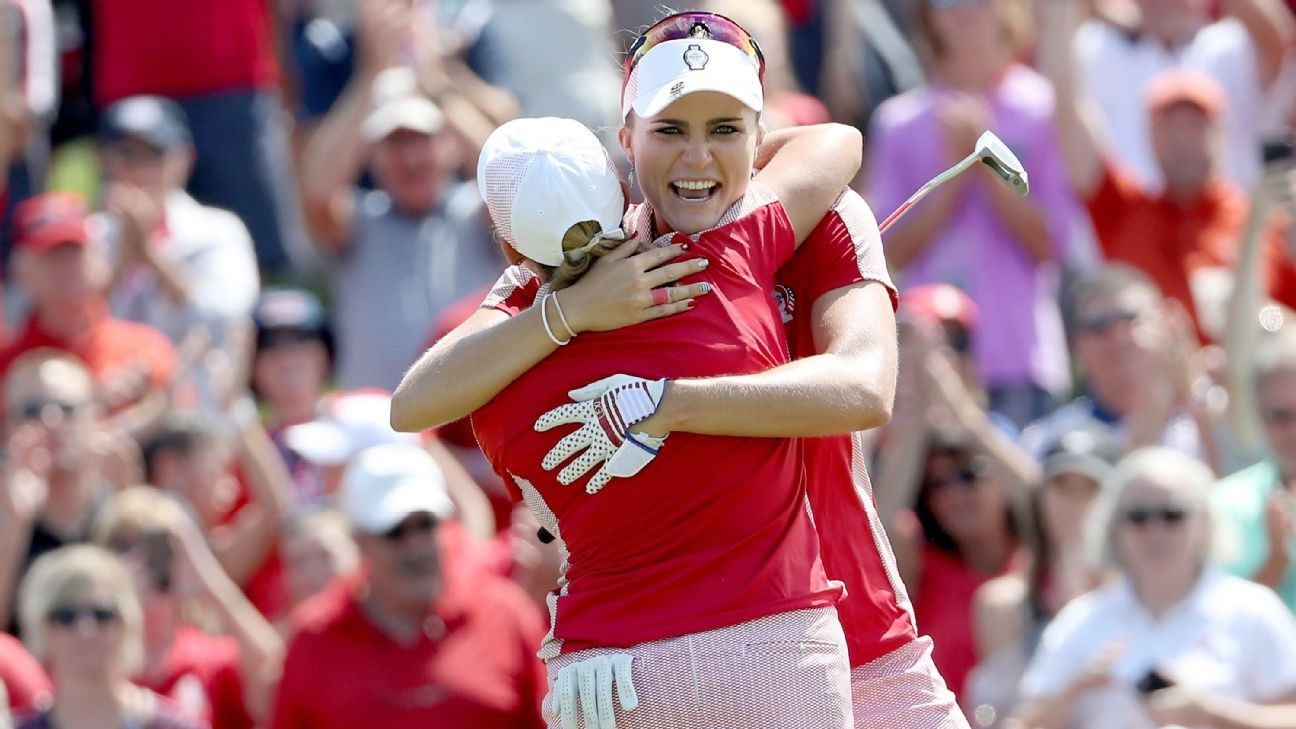 Americans up by 3 as Cristie Kerr sets U.S. record for Solheim Cup points