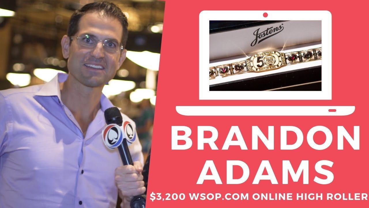 Brandon Adams Wins Online High Roller for $411,560