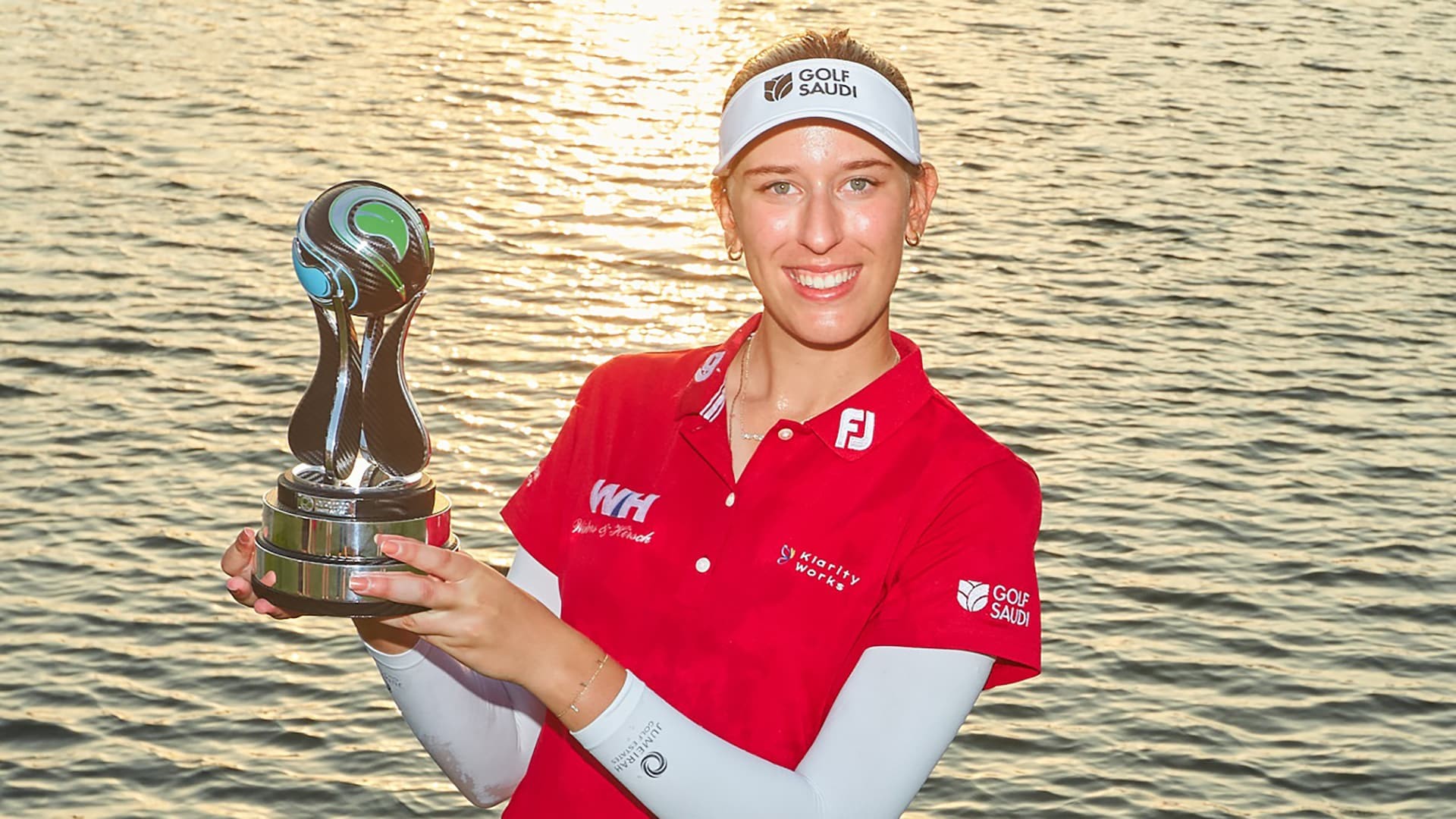 16-year-old professional tops Charley Hull in Aramco Jeddah playoff