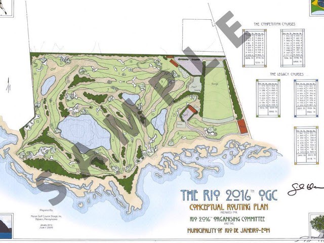Olympic Golf Course Design Signed by Architect Gil Hanse