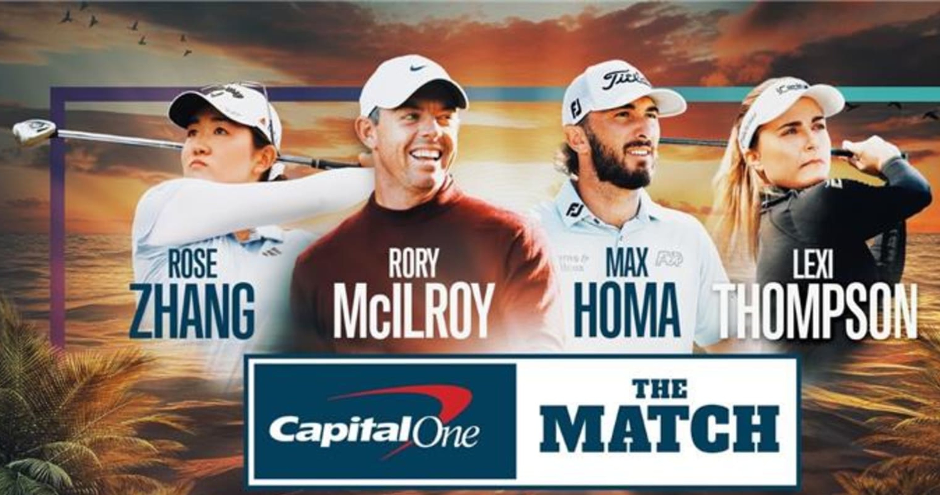Rory McIlroy, Max Homa, Lexi Thompson, Rose Zhang Set for Capital One's ...