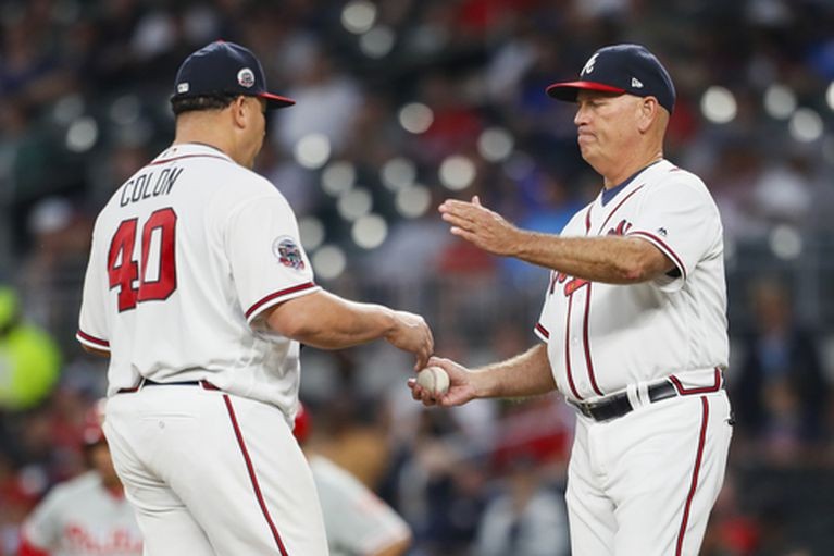 Braves veteran starter Bartolo Colon heads to 10-day disabled list