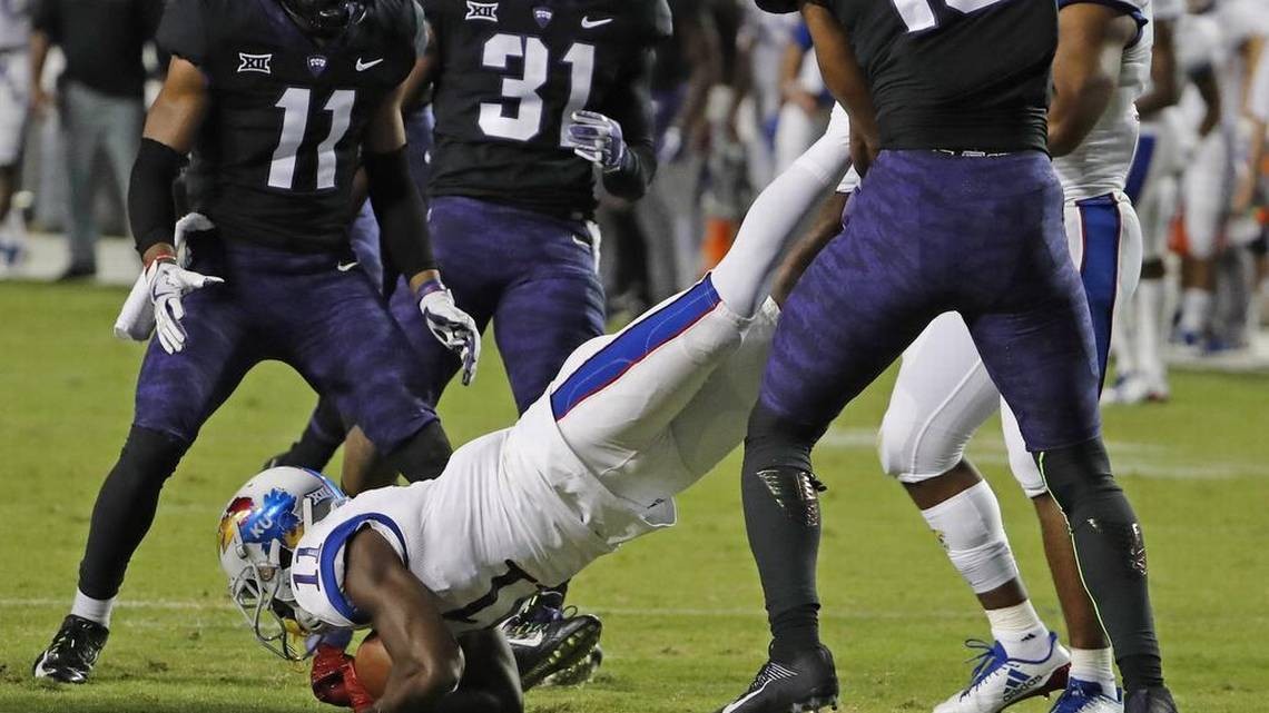 KU football sets incredible history — twice — in loss to TCU