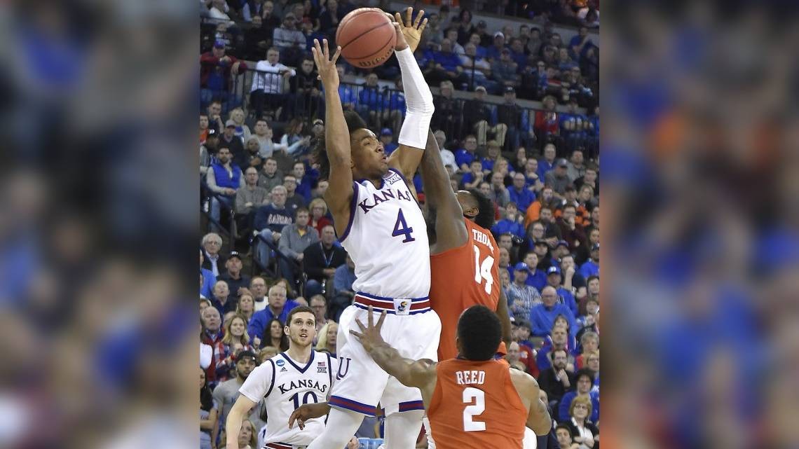KU's Devonte' Graham had a priceless reaction when he missed a free ...