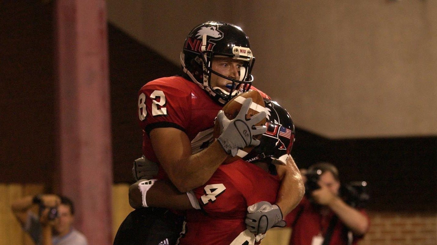 As a Northern Illinois senior, Minnesota coach P.J. Fleck helped play a ...