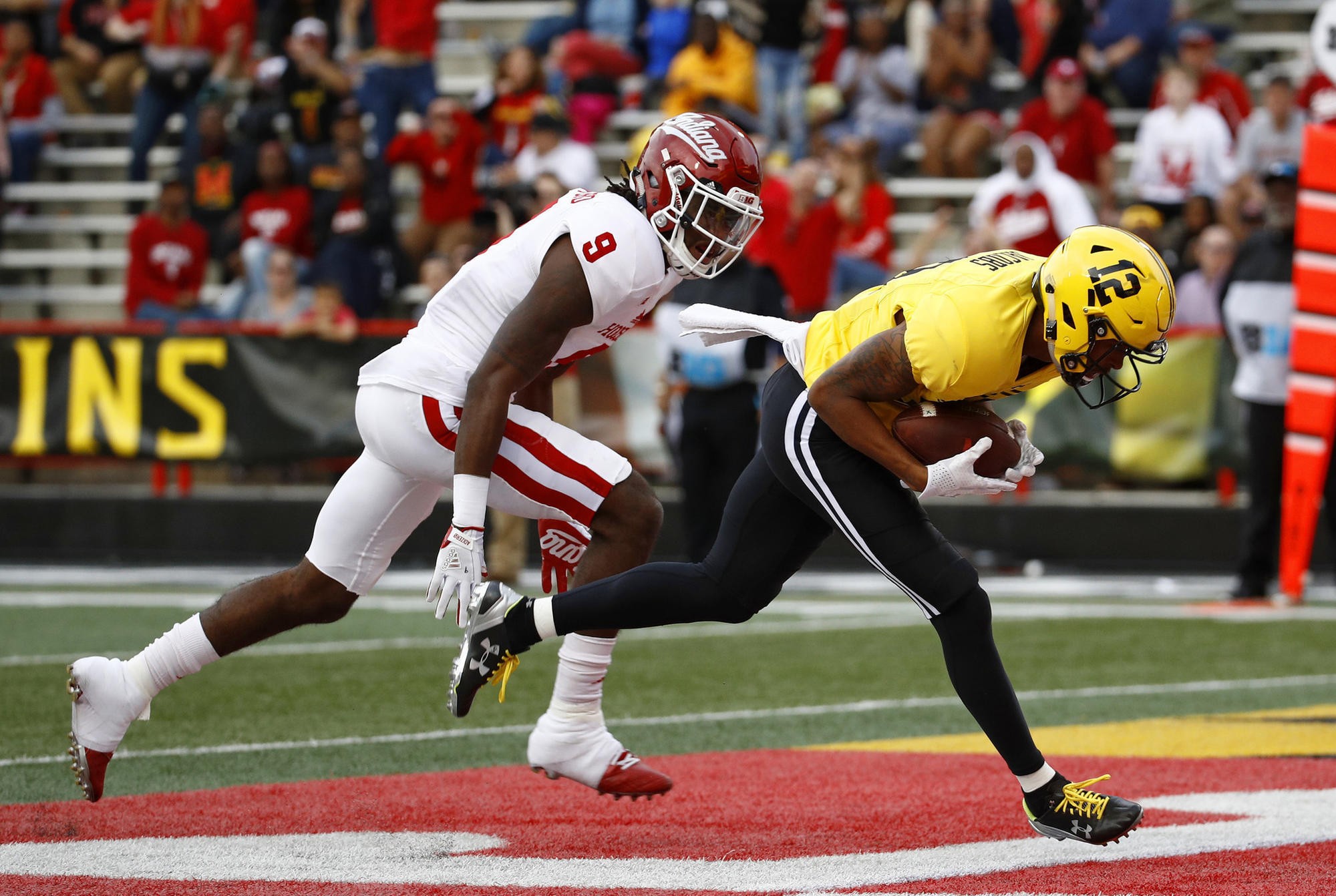 Maryland holds on to beat Indiana, 42-39, to break three-game losing streak