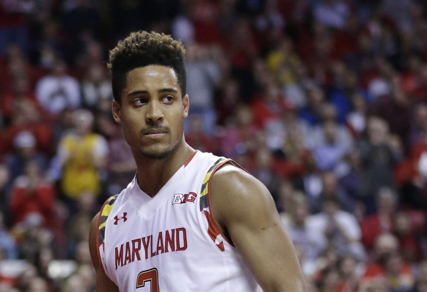 Melo Trimble tries to loosen up on the court in Cancun