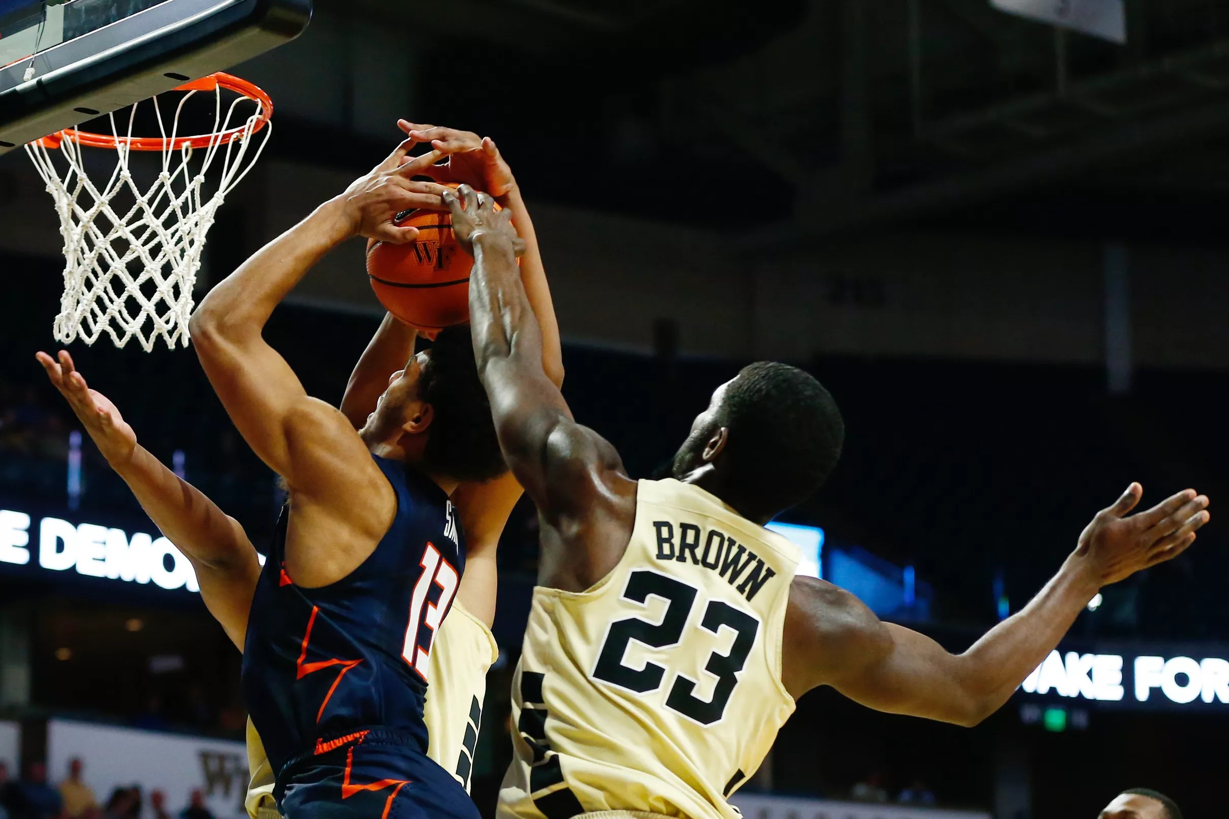 Freshman Chaundee Brown has been amazing on defense this season