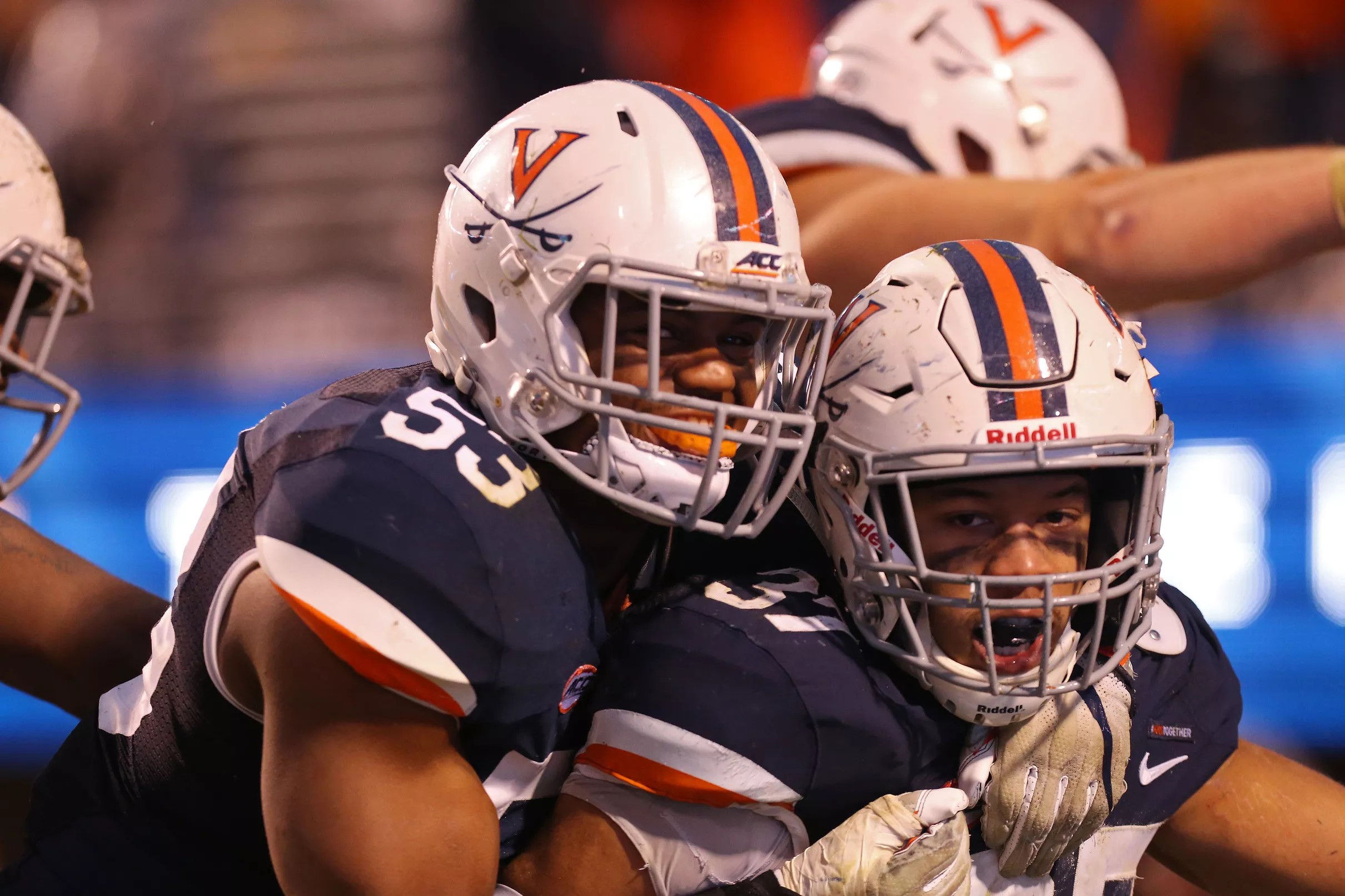 WATCH: The Hoos celebrate after beating Georgia Tech