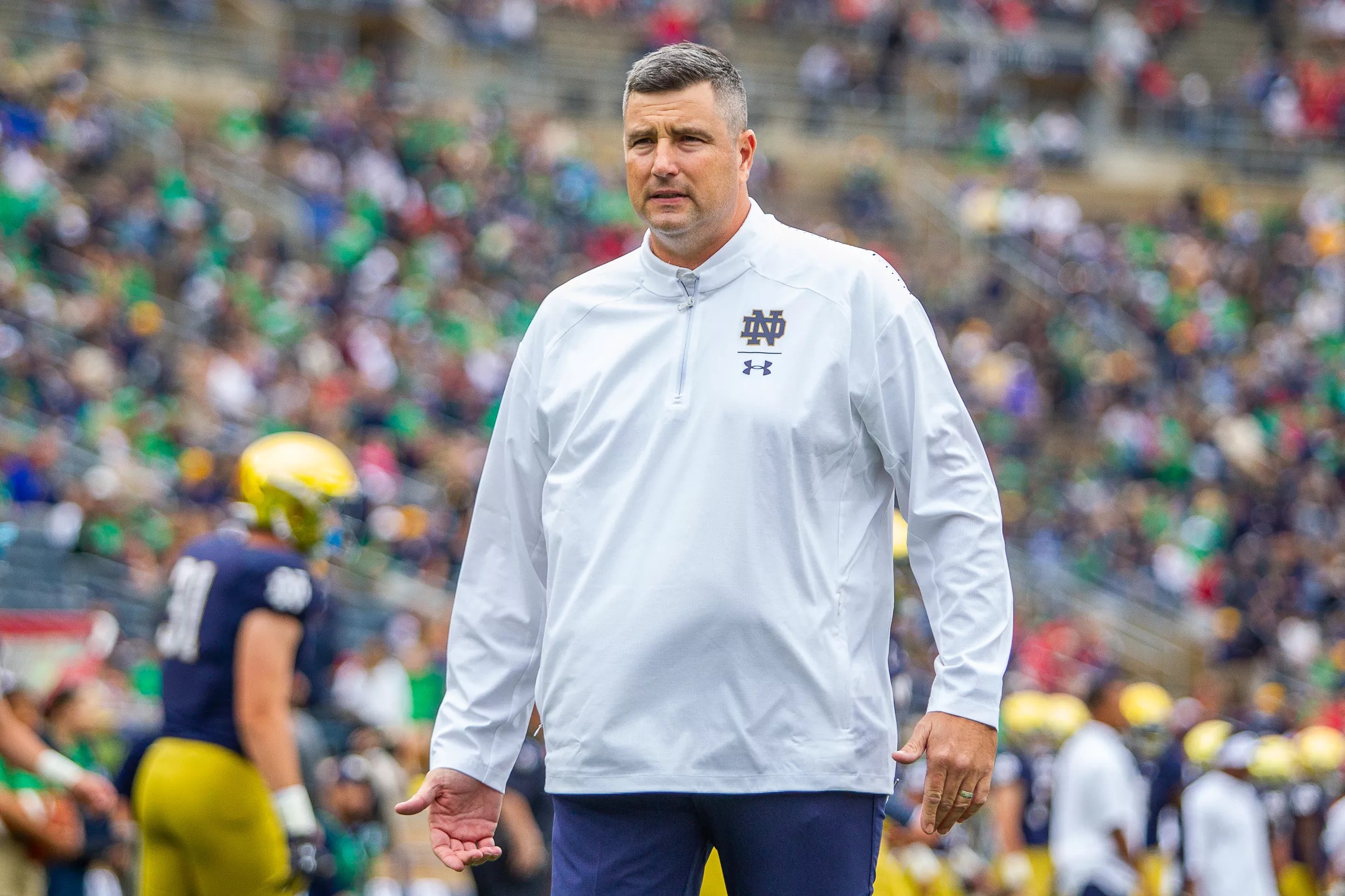 This Guy Coaches Notre Dame Football: Mike Elston, Defensive Line ...