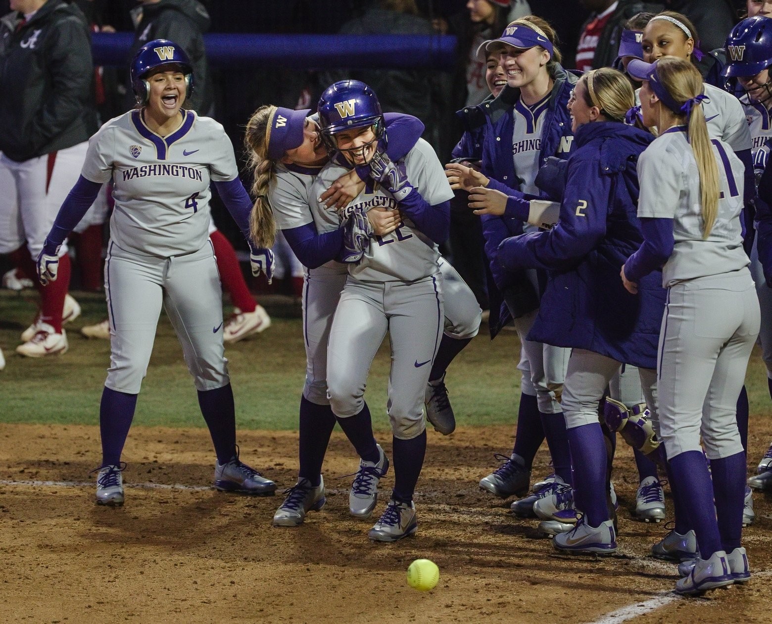 Top-ranked Huskies score early and often in 8-0 softball victory over ...