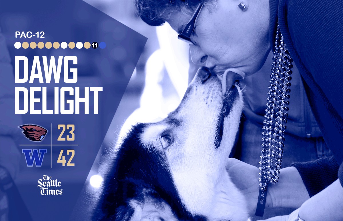 ‘Go beat the Cougs’: Easy victory in hand, UW turns full focus to ...