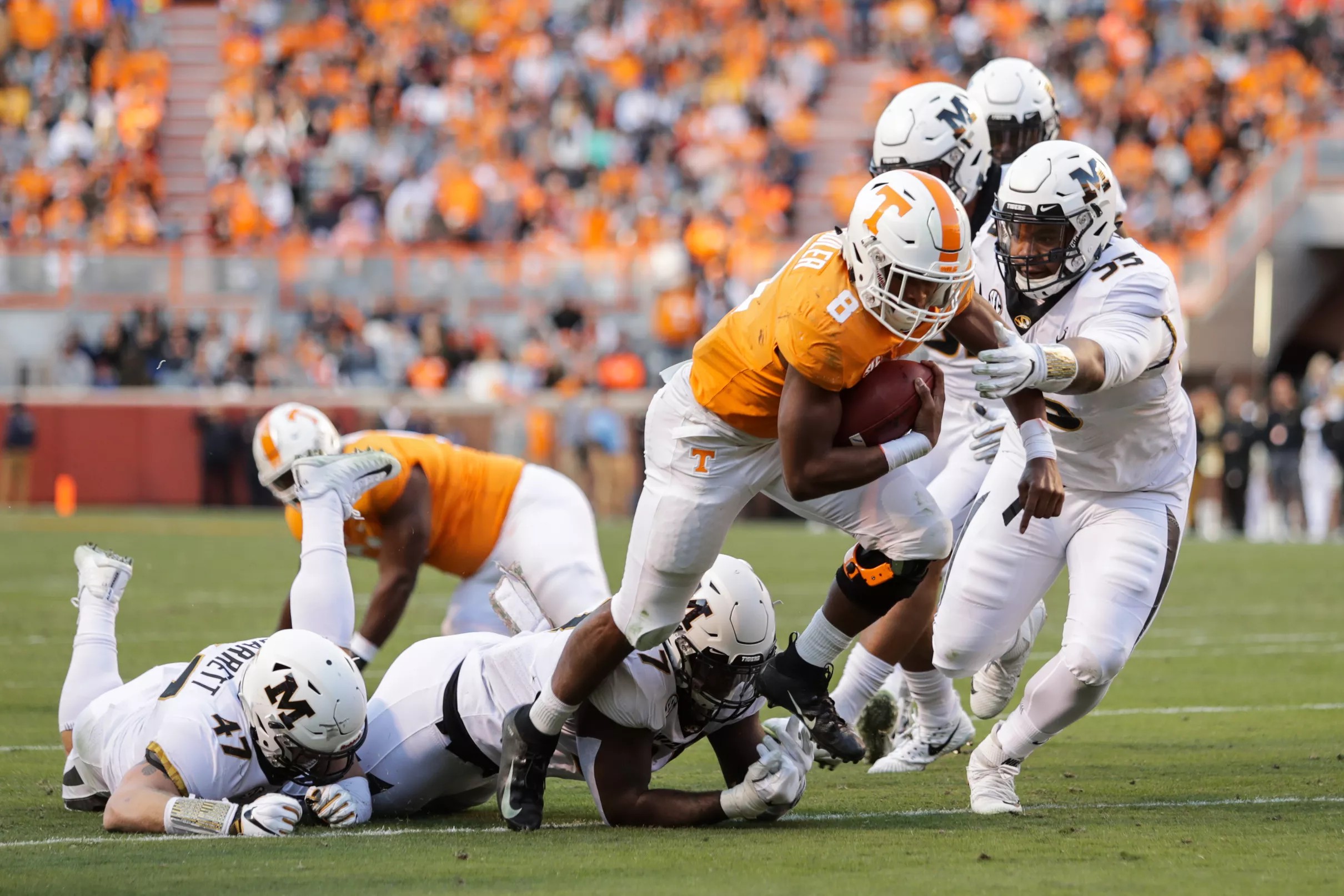 Watch: Tennessee RB coach David Johnson mic’d up