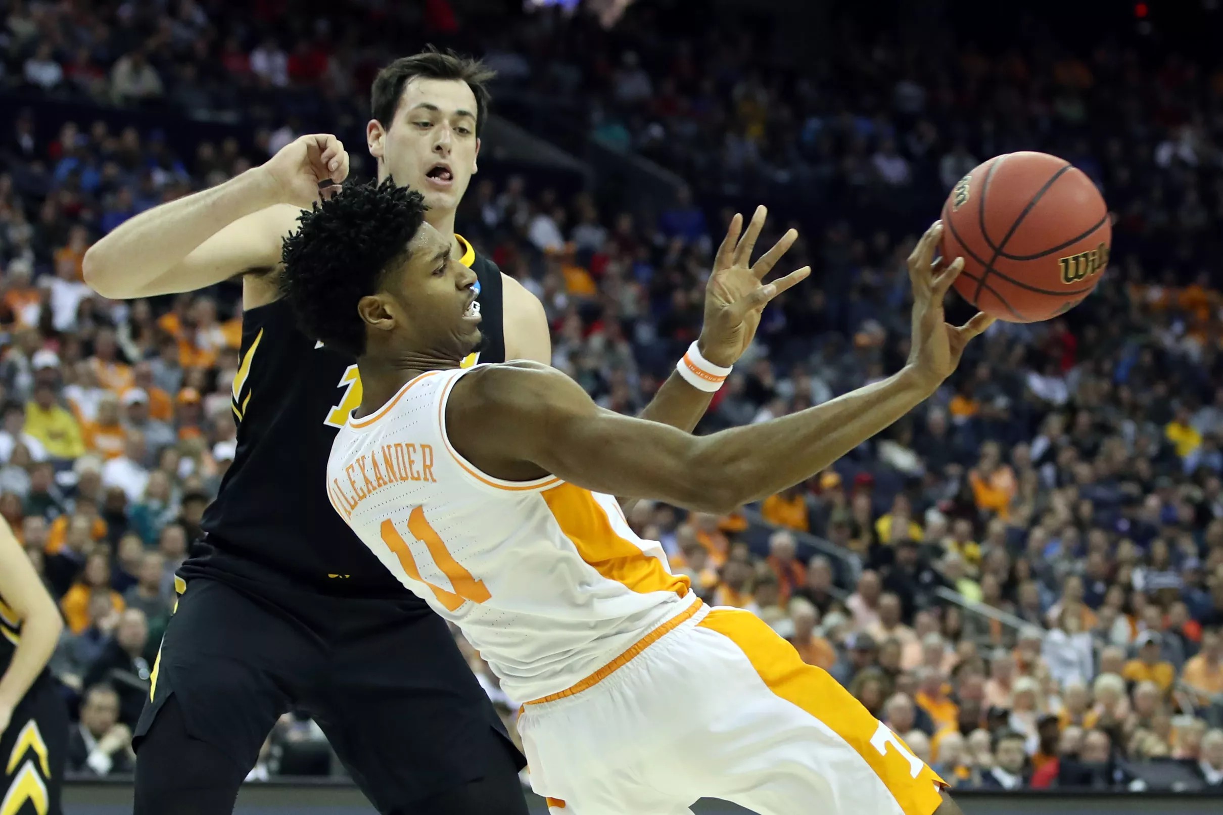 Tennessee center Kyle Alexander has to step it up against Purdue