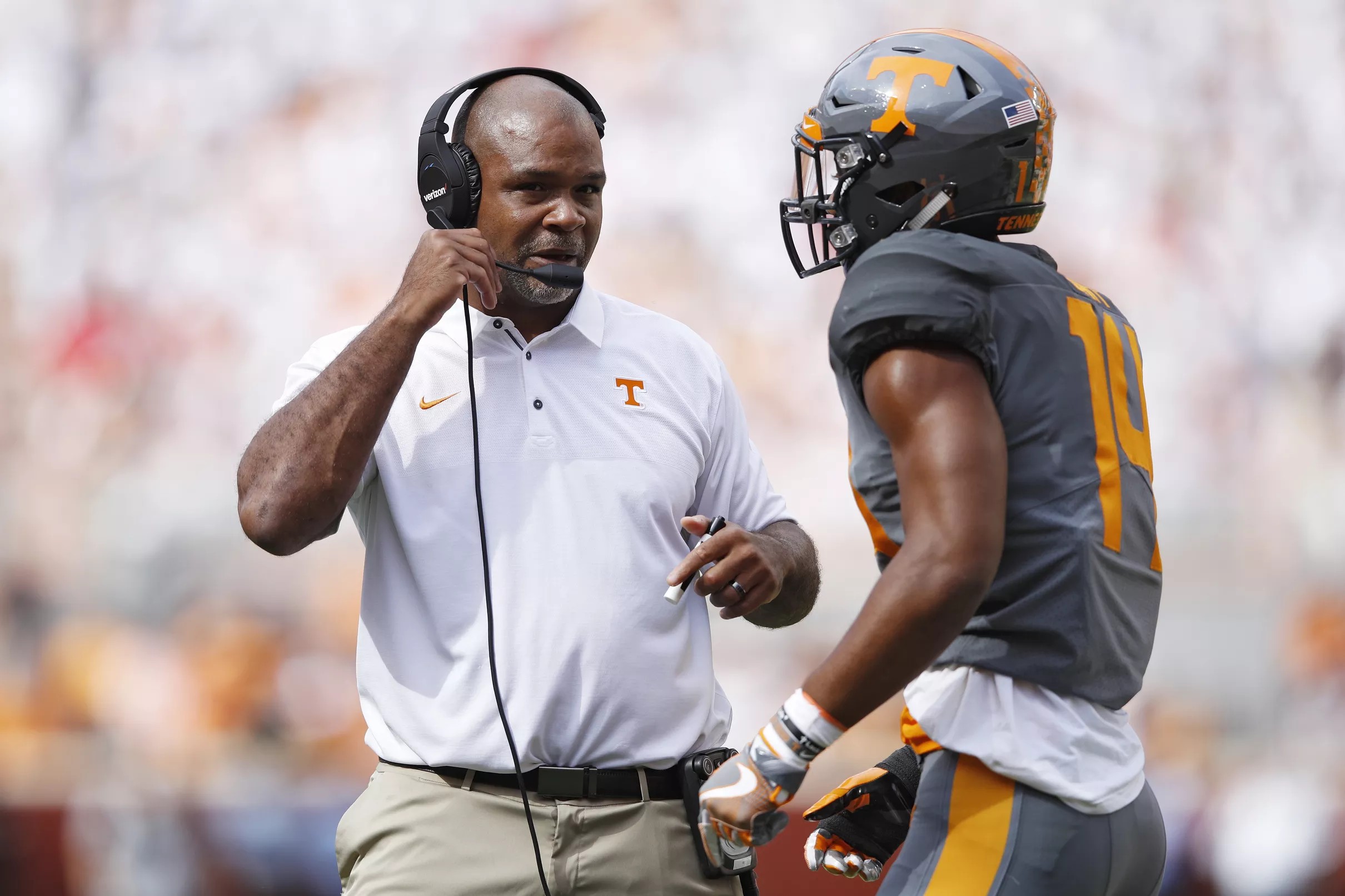 Former Tennessee offensive coordinator Larry Scott named the tight ends ...