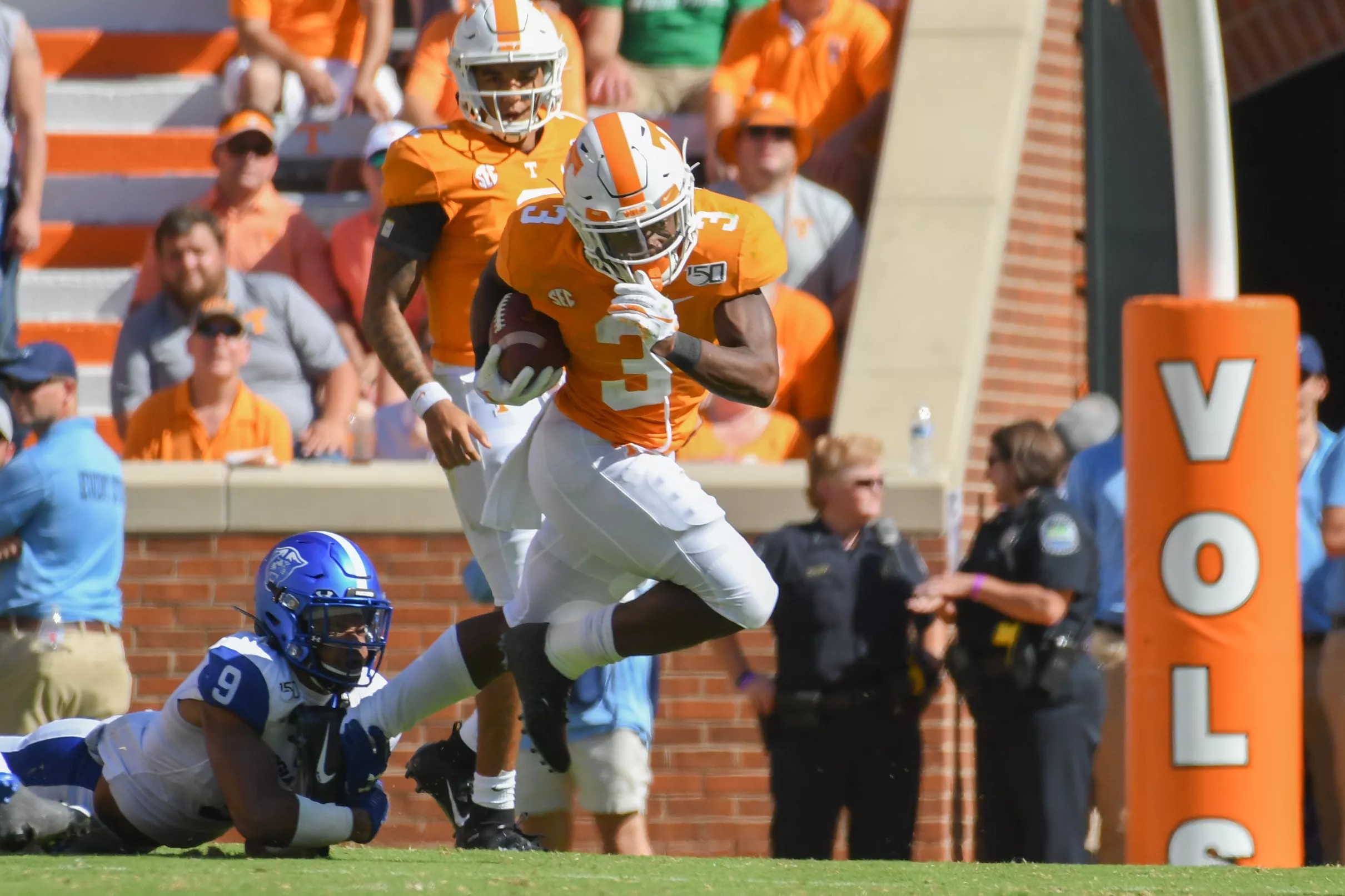 Freshman RB Eric Gray flashes against Georgia State