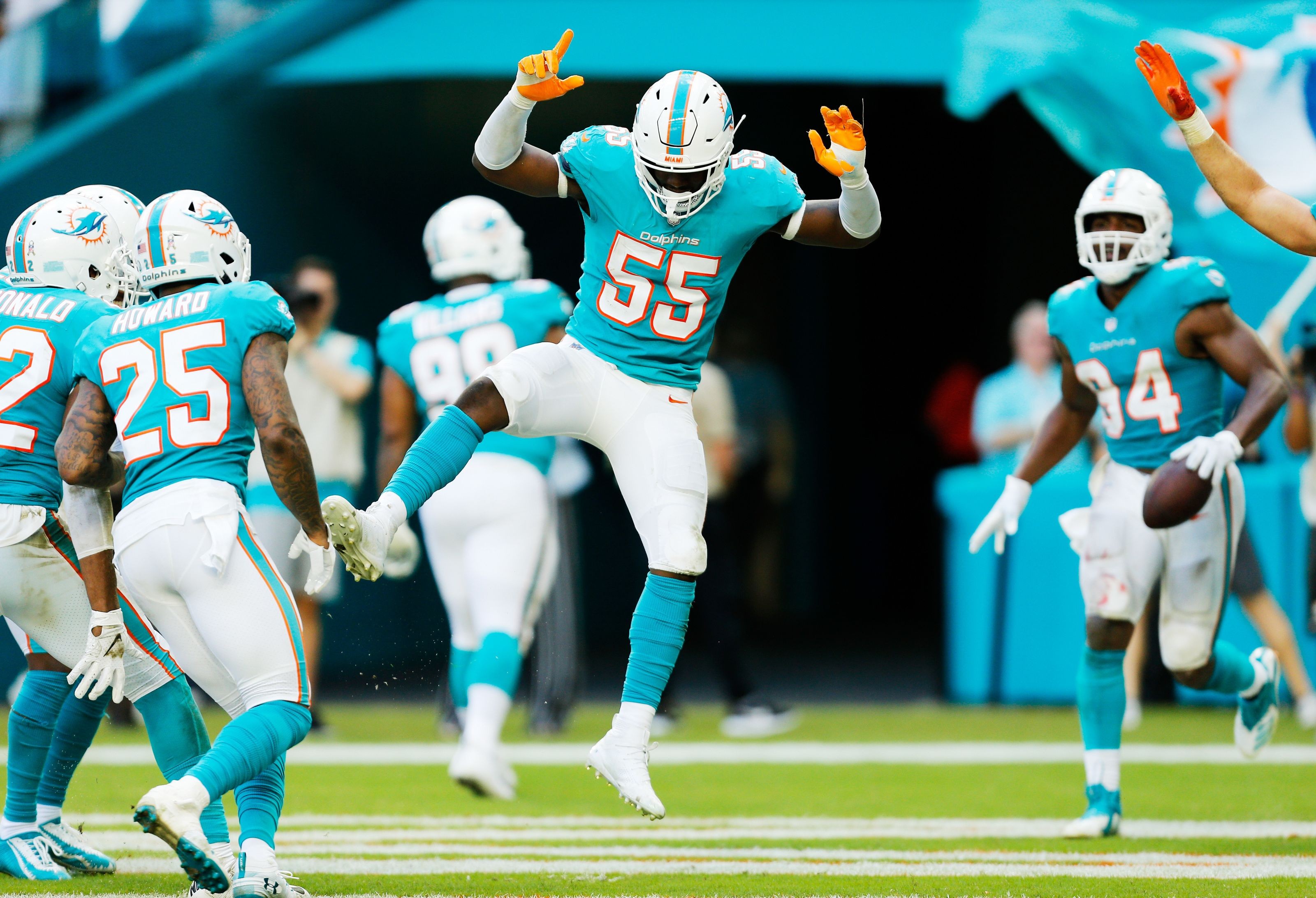 Miami Dolphins Players of the game: Alonso and Baker shine