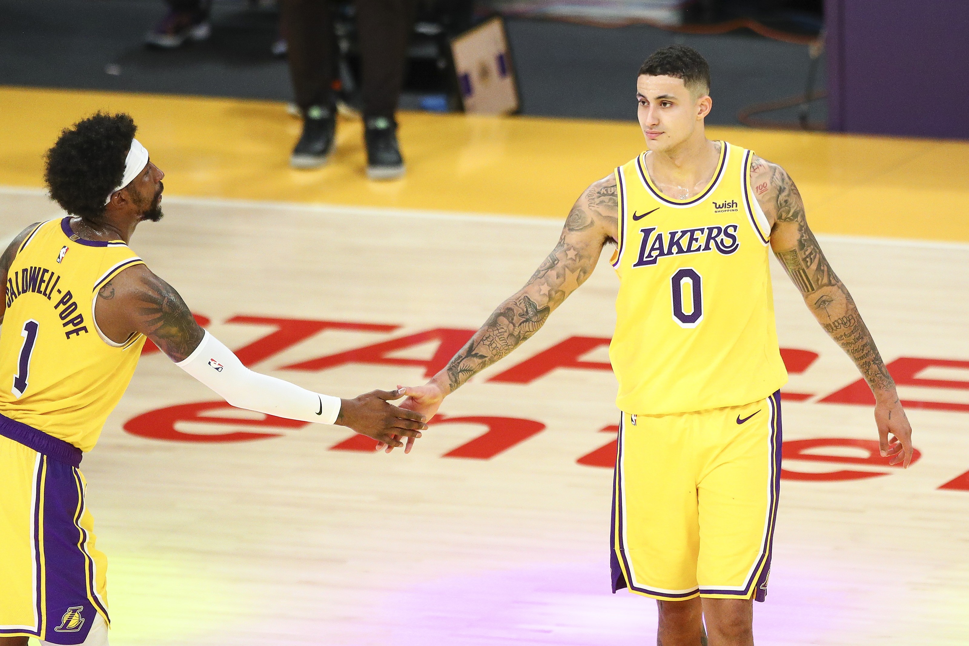 Kyle Kuzma is the most improved player on the Los Angeles Lakers