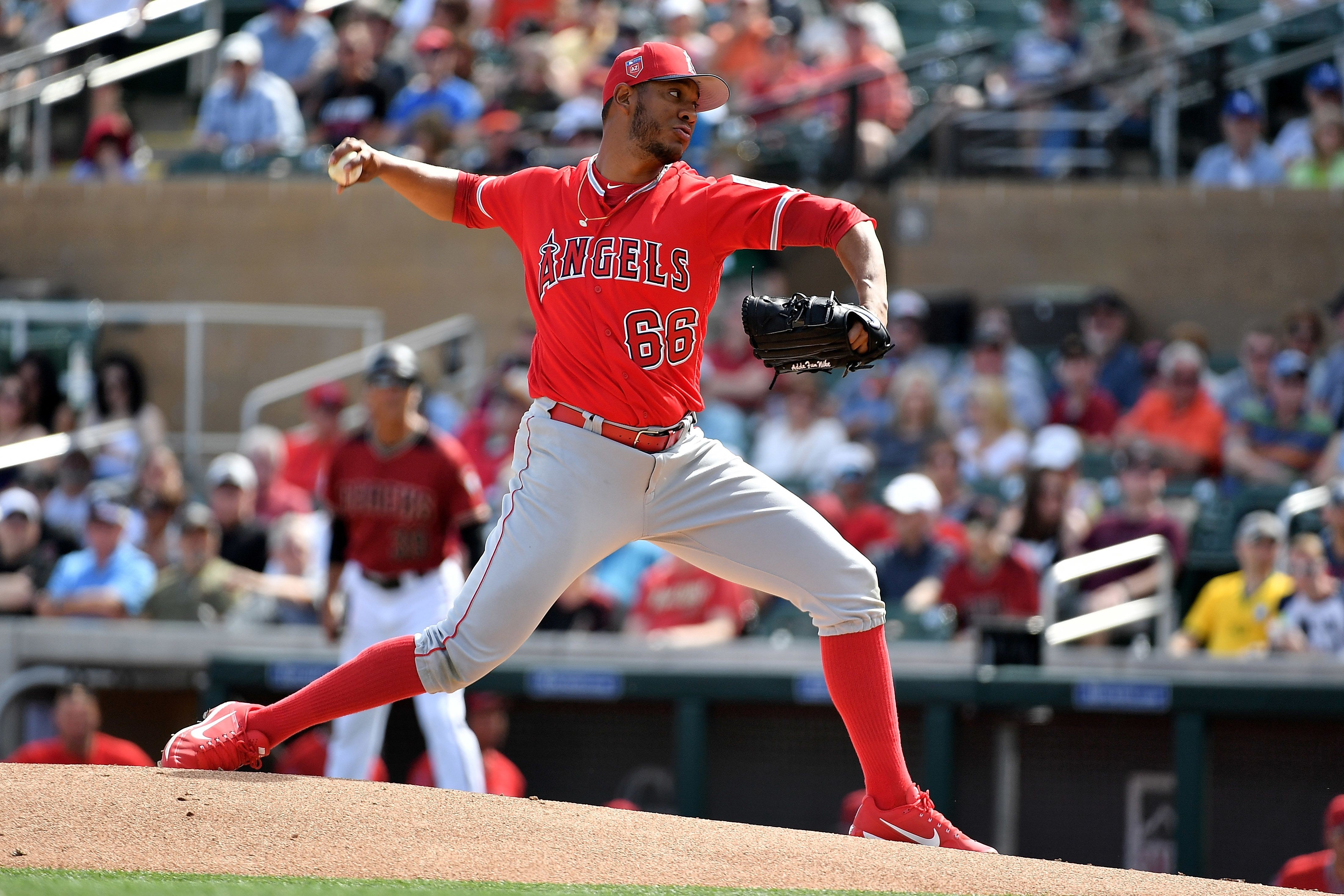 J.C. Ramirez gets the ball as LA Angels play home opener.