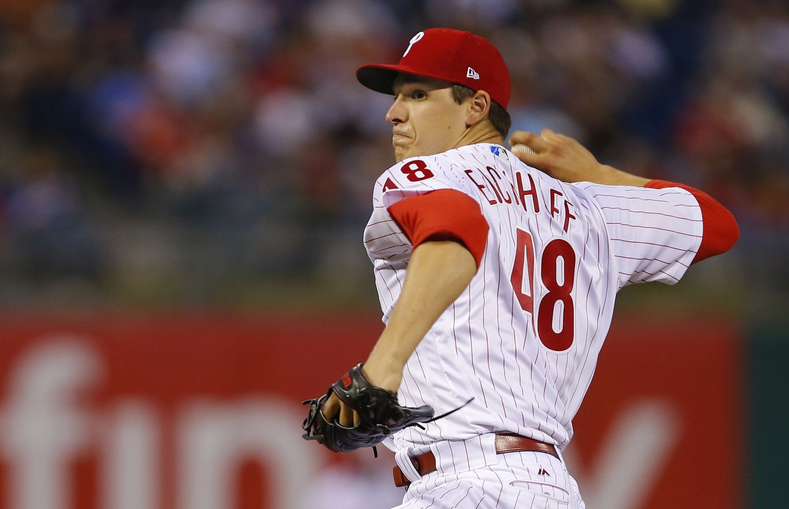 Phillies pitcher Jerad Eickhoff suffers yet another rehab setback