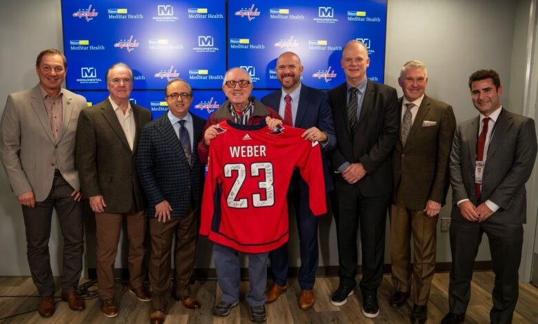 Caps Bid Farewell to Ron Weber as He Prepares to Move Away