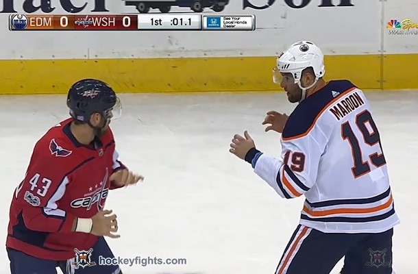 Fight! Tom Wilson vs. Patrick Maroon