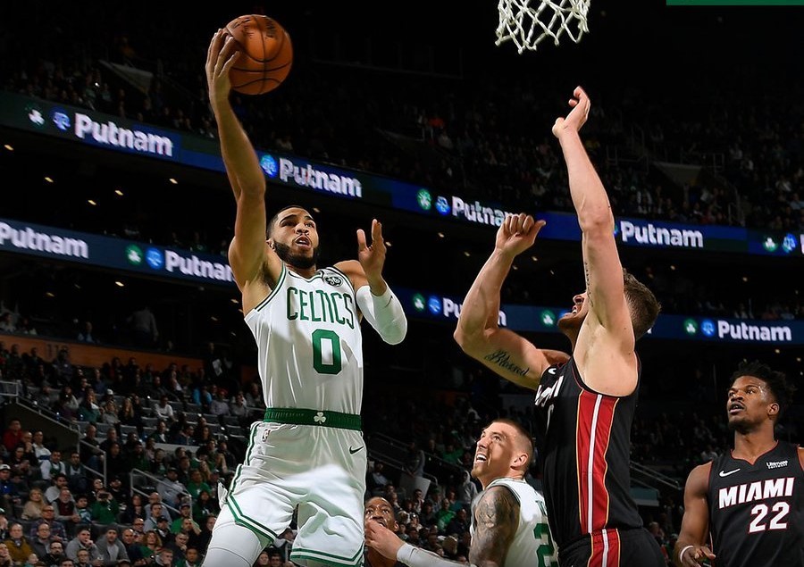 Celtics jump in standings with 112-93 win over the Heat