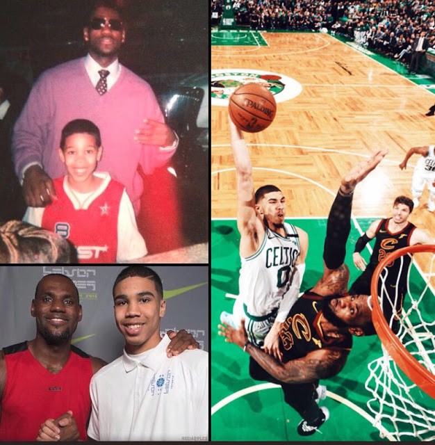 Jayson Tatum relives posterizing of Lebron James - "And I was like - Uh ...