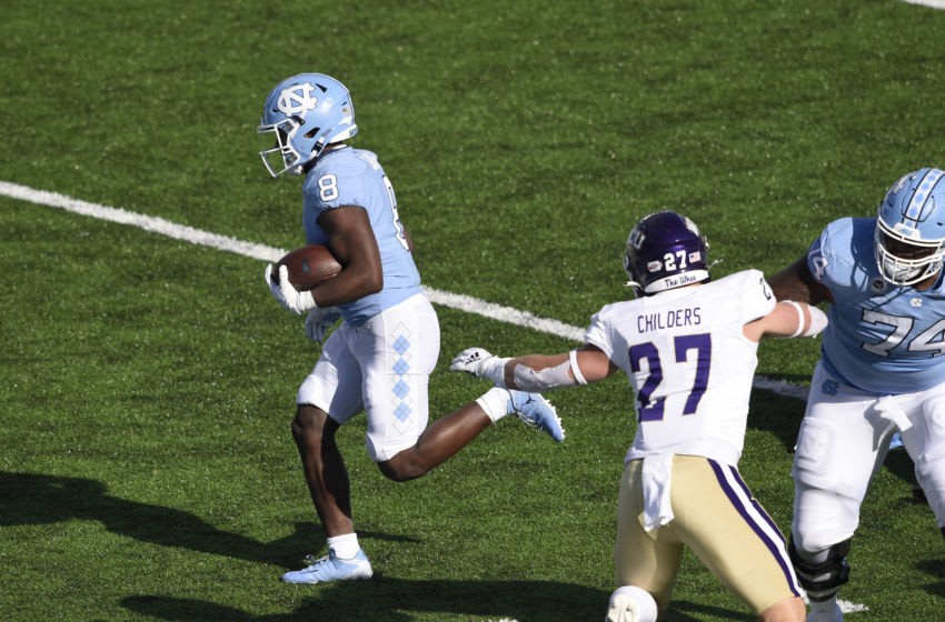 UNC Football: Carter, Tar Heels roll past WCU on Senior Day