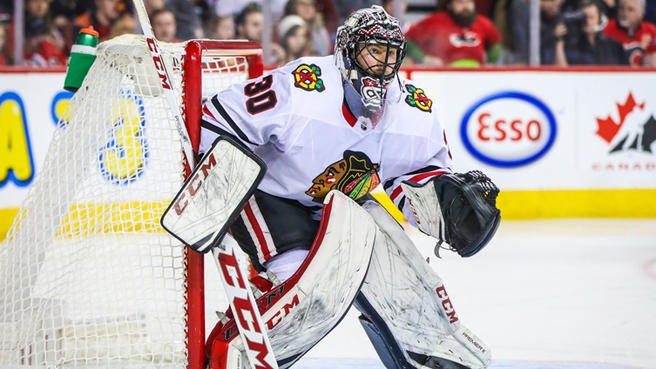 Former Blackhawks G Jeff Glass signs PTO with Flames