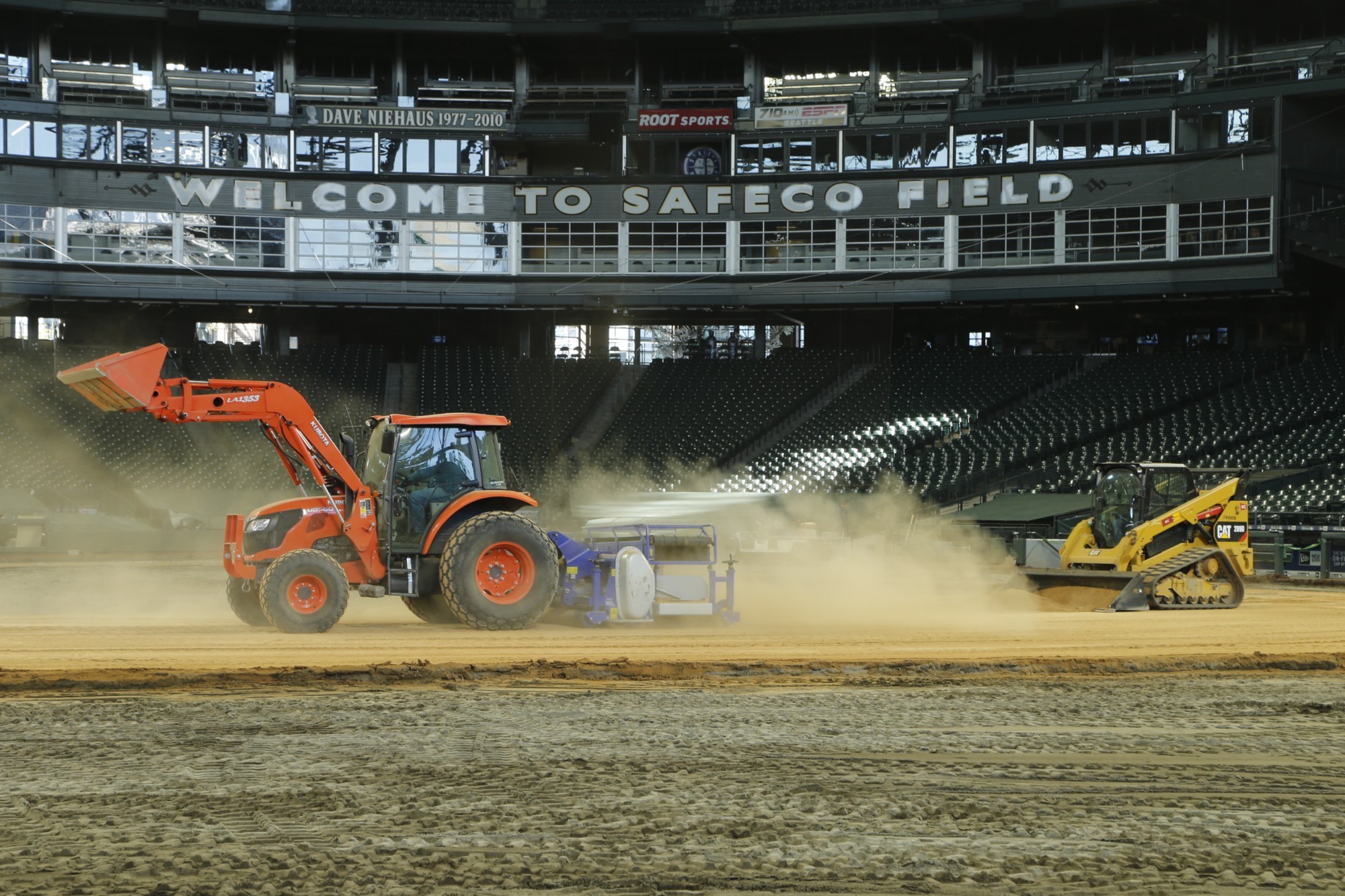 New Playing Surface Begins to Take Shape