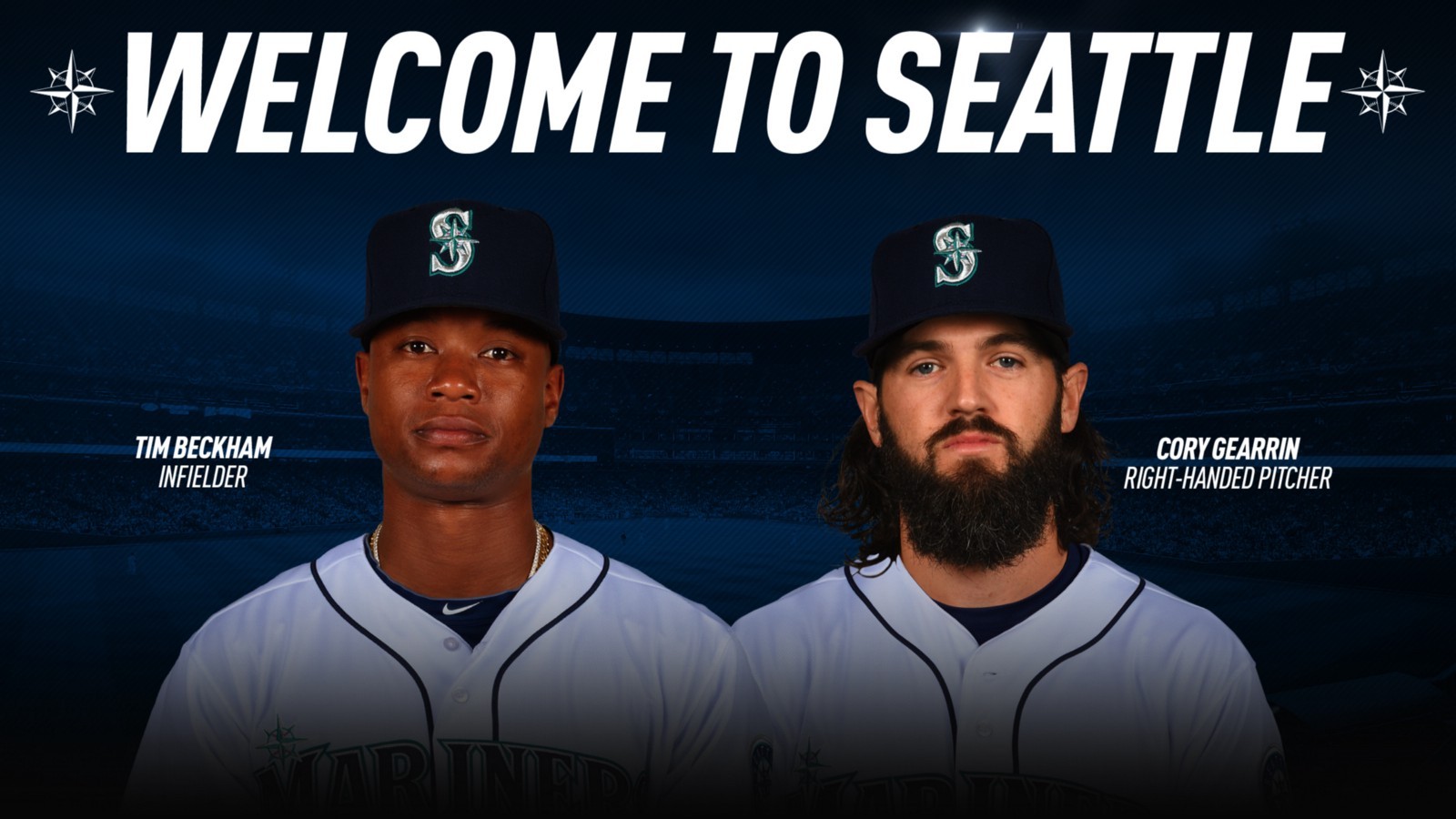 Mariners Sign Free Agents Tim Beckham and Cory Gearrin