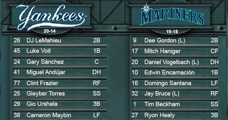Mariners GameDay — May 7 at New York-AL